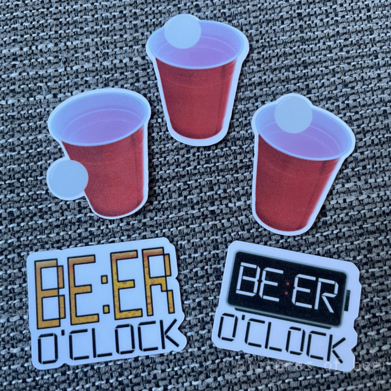 Make Your Own Beer-Themed Stickers Using a Cricut Machine